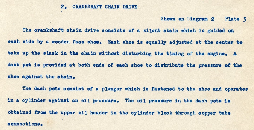 A Chain Driven Crankshaft. – Vintage Diesel Design