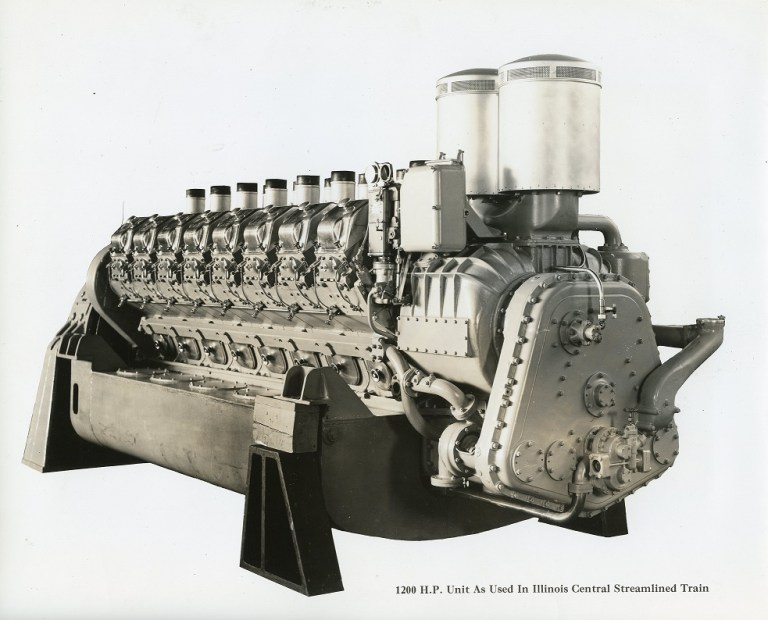 Winton News – Illinois Central’s Green Diamond – Vintage Diesel Design