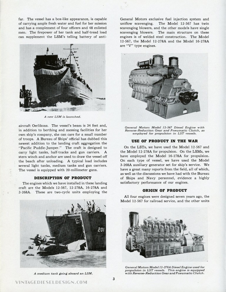 The EMD 567ATL: The power behind the Large, Slow Target (WWII LST ...